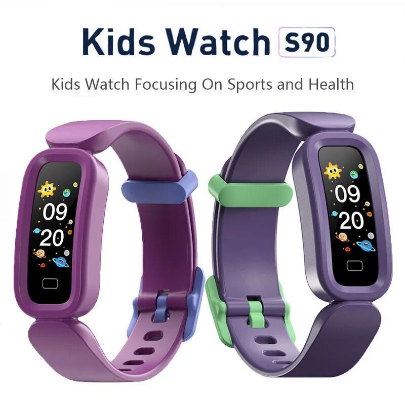 Kid’s Smart Fitness Watch – Waterproof, Multi-Language with Health ...